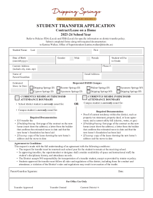 Fillable Online Employee child transfer process for 2023-2024 school ...