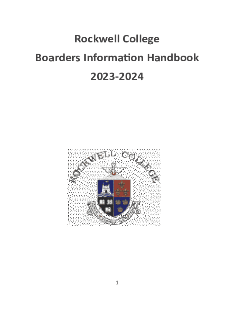 Fillable Online Boarders-information-handbook for print Fax Email Print - pdfFiller
