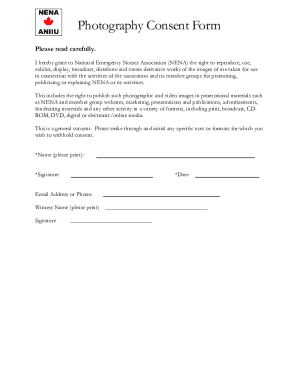 Fillable Online Photography Consent FormFormulaire de consentement pour ... Fax Email Print ...