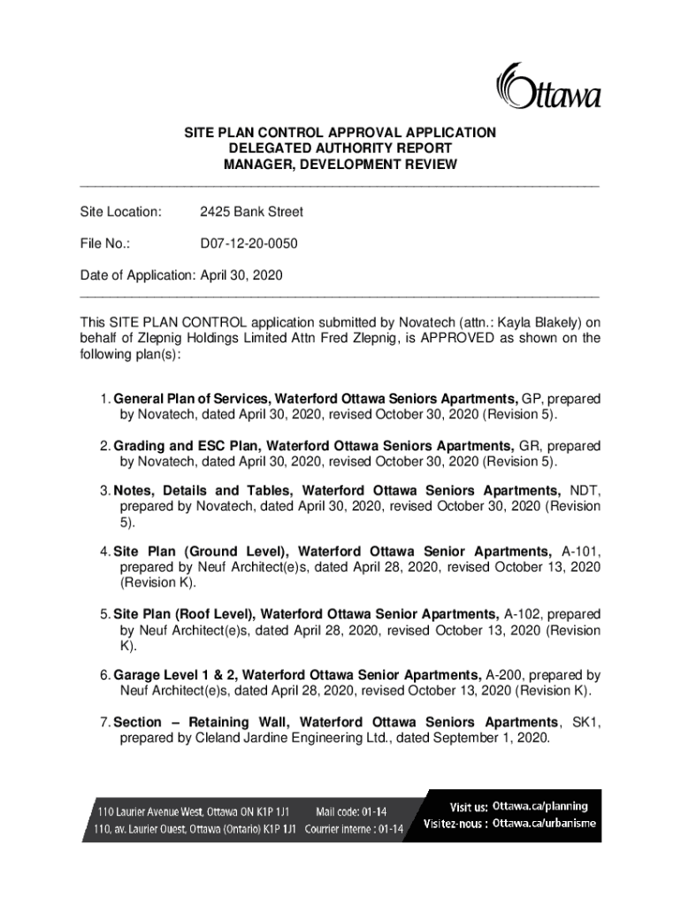 Fillable Online Site Plan Applications and Submission Items Package Fax Email Print - pdfFiller