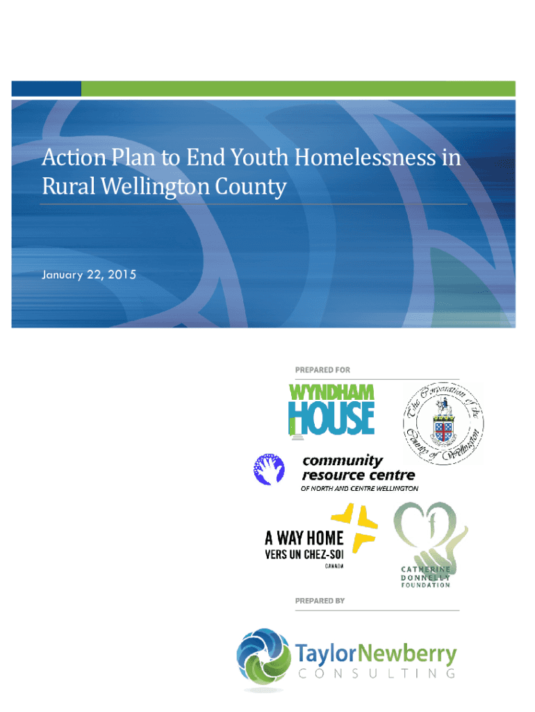 Fillable Online Action Plan to End Youth Homelessness in Rural ... Fax ...