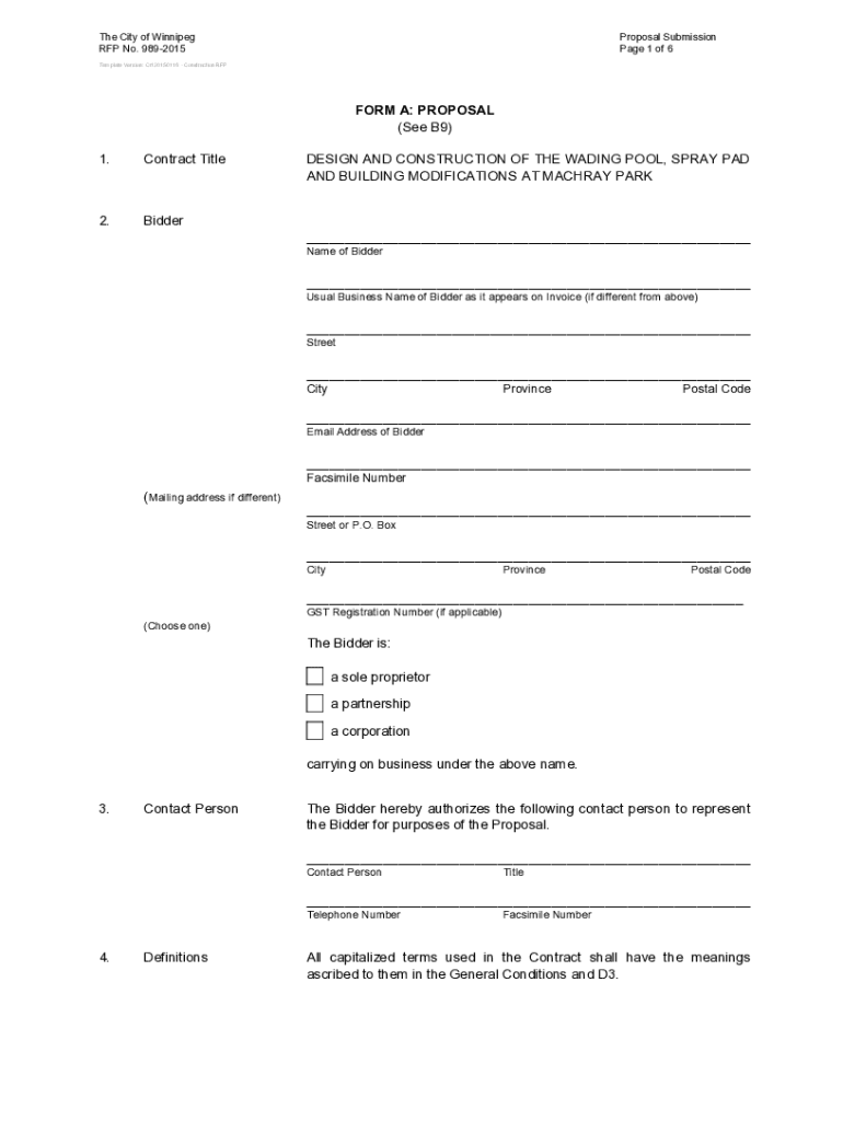 Fillable Online DESIGN AND CONSTRUCTION OF THE WADING POOL, SPRAY PAD ...
