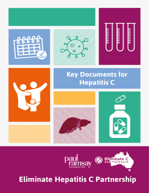 Fillable Online Eliminate Hepatitis C Australia Key Documents for ...