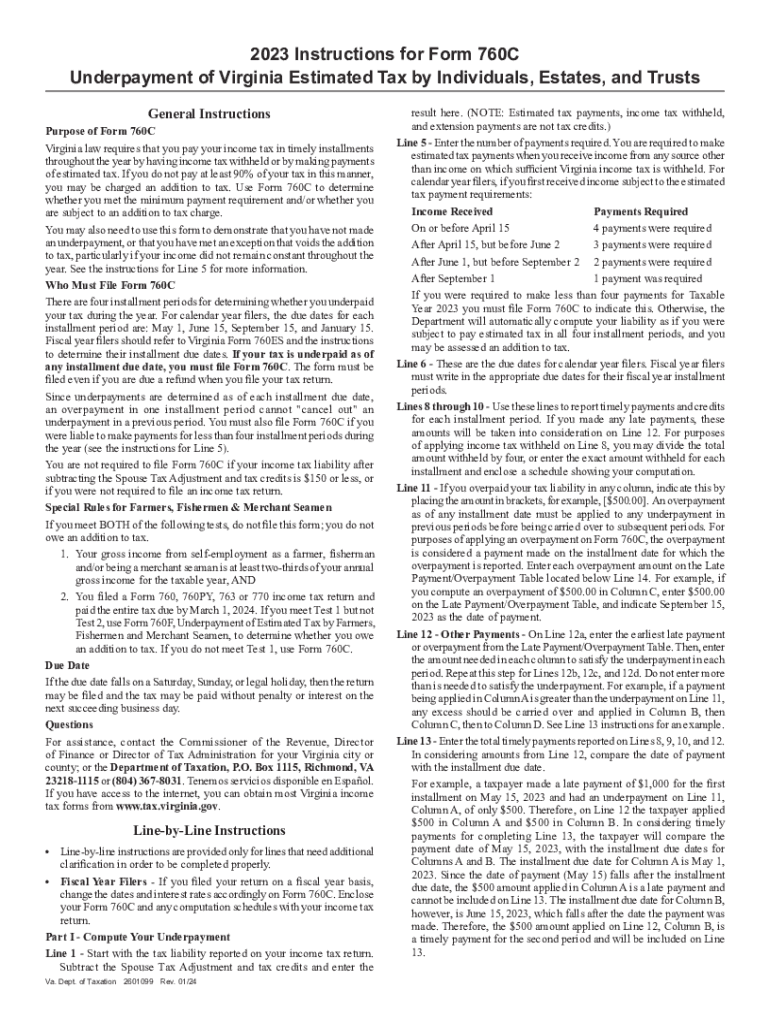 Fillable Online Form 760c: Fill out & sign online Fax Email Print ...