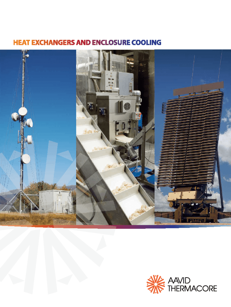 Fillable Online Thermacore Heat Exchangers Product Brochure. Product brochure promoting ...