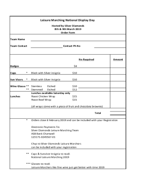 Fillable Online Nats order form.xlsx Fax Email Print - pdfFiller