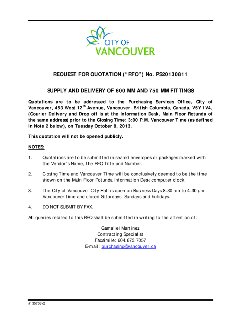 Fillable Online bids vancouver automotive parts and accessories request ...