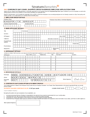 Fillable Online 2022 Shoprite In-Service Employee Application Form.pdf ...