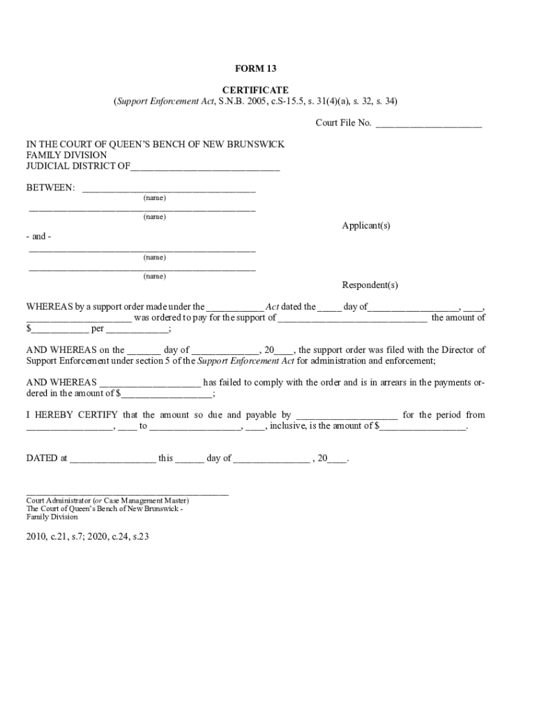 Fillable Online Chapter 9: New Brunswick Fax Email Print - Pdffiller
