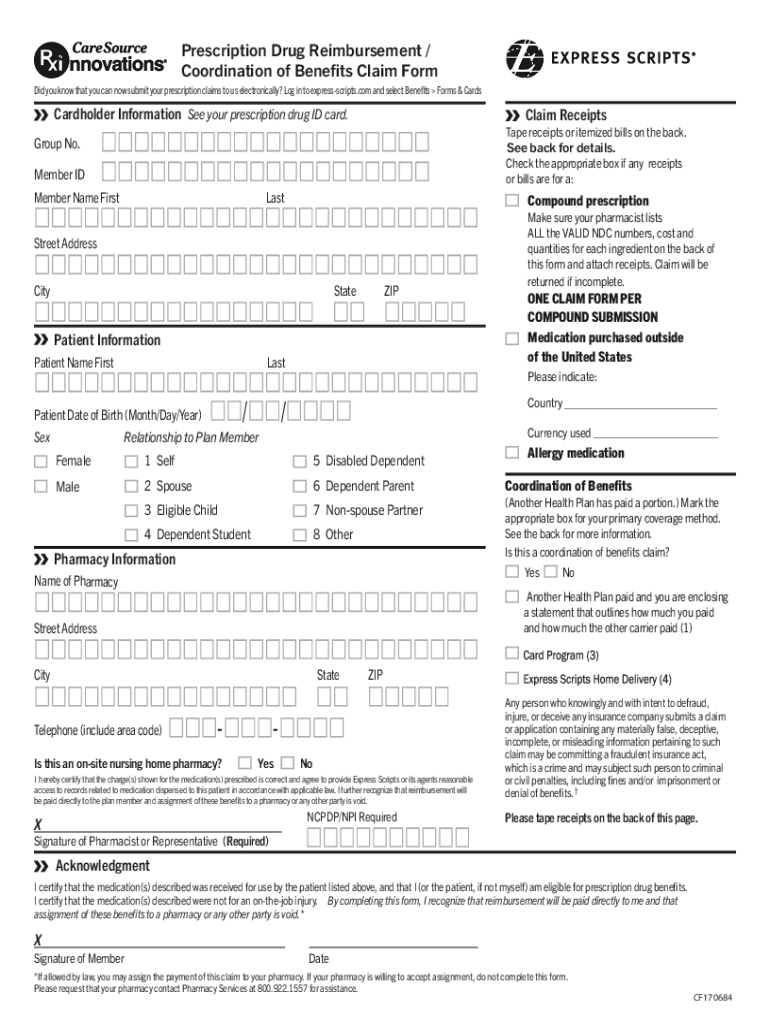 Fillable Online RR2022-IN-MED-M-9689912022 Pharmacy ESI Rx Direct Claim ...