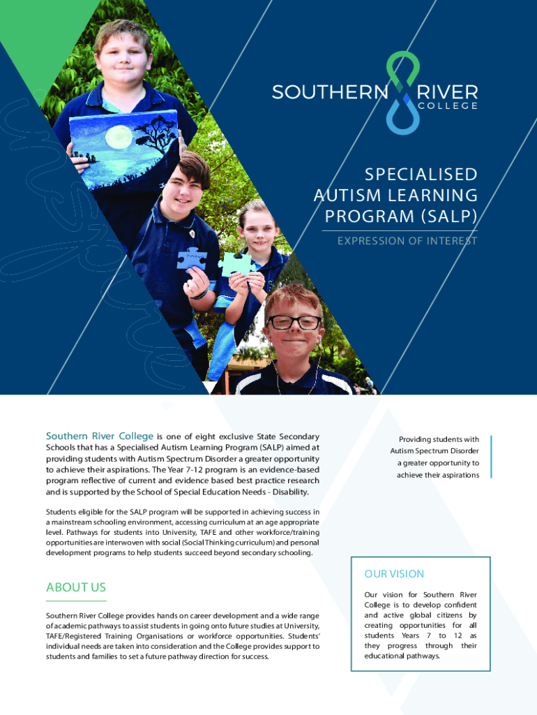 Fillable Online Southern River College AEP info sheet 2018 V12.indd Fax ...