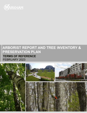 Fillable Online Arborist Report and Tree Inventory & Preservation Plan ...