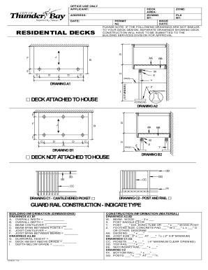 Fillable Online Deck Application Packet - Caroline County Fax Email ...