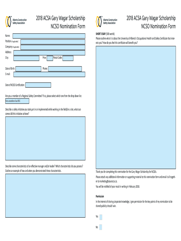Fillable Online 2023-NCSO-of-the-Year-Nomination-Form. ... Fax Email ...