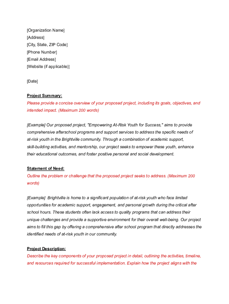 Fillable Online Application Template - Westside Community Enrichment ...