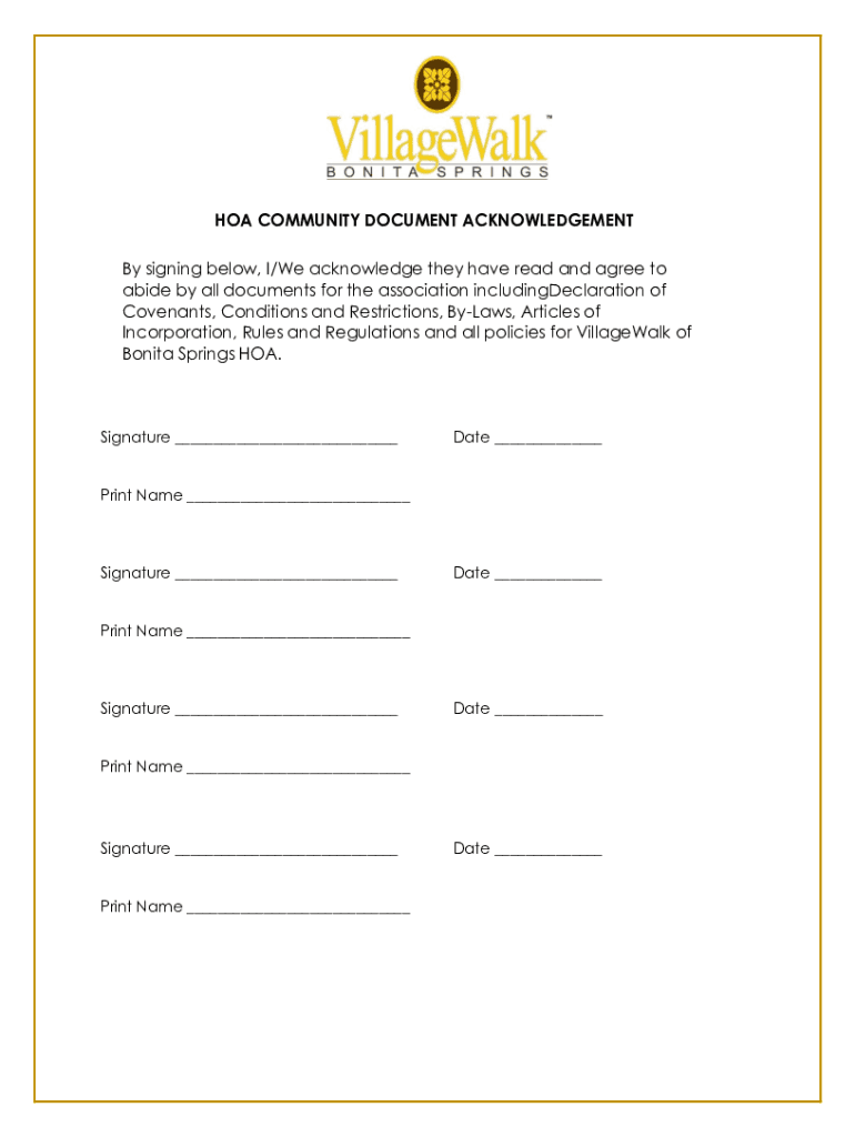 Fillable Online woodworth village hoa - application for residency ...