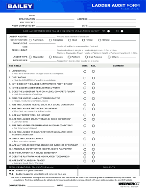 Fillable Online Ladder Inspection Form PDF Fax Email Print - pdfFiller