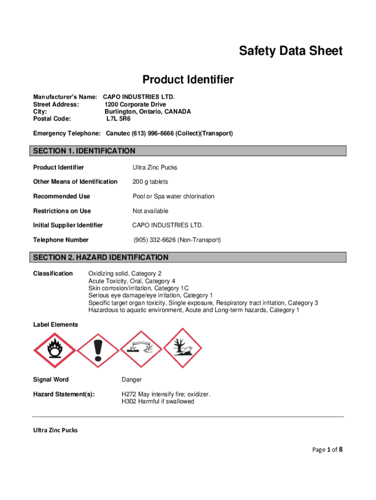 Fillable Online CAPO Industries - CAPO Industries Burlington Fax Email ...
