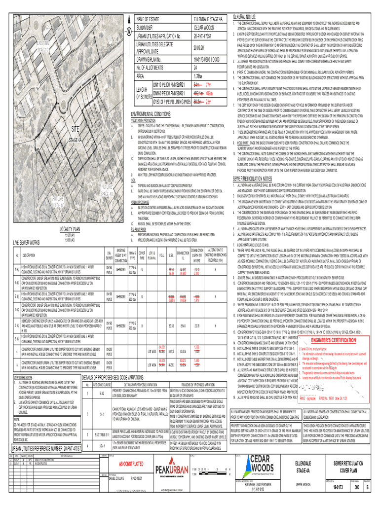 Fillable Online design and construction standards for development works ...