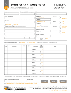 Fillable Online interactive order form SCH 43 95 50 / SCH 43 95 70 Fax ...