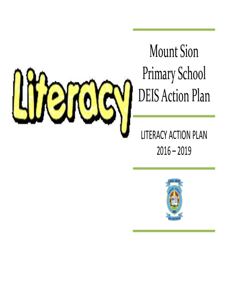 Fillable Online LITERACY ACTION PLAN TEMPLATE Fax Email Print - pdfFiller