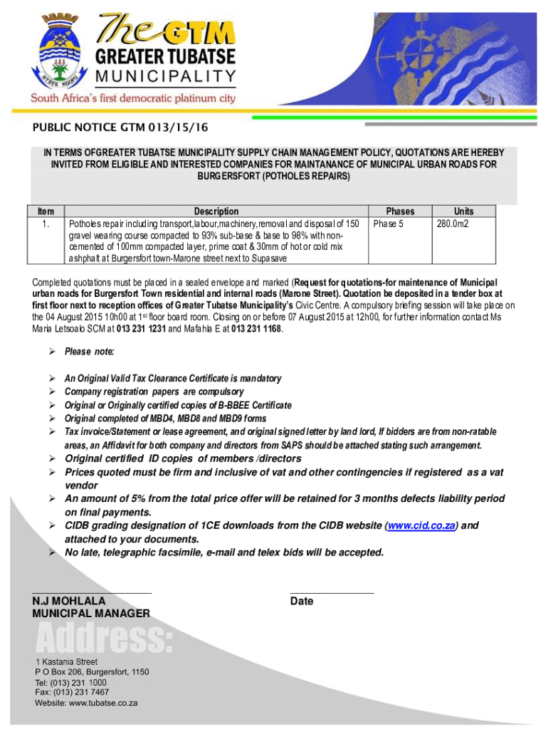Fillable Online Public Notice.pdf Fax Email Print - pdfFiller