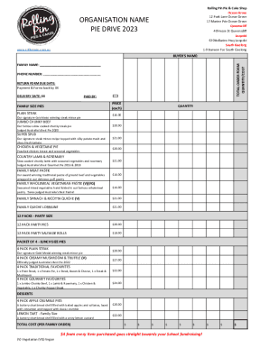 Fillable Online Family Order Form NEW.xlsx Fax Email Print - pdfFiller