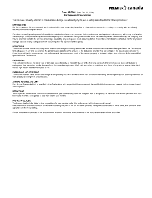 Fillable Online section 6. flood, earthquake, and specialty forms Fax ...