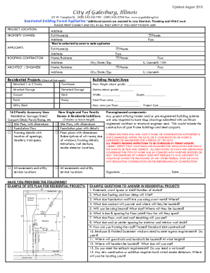 Fillable Online CONSTRUCTION PERMIT APPLICATION - Knox County,Illinois Fax Email Print - pdfFiller