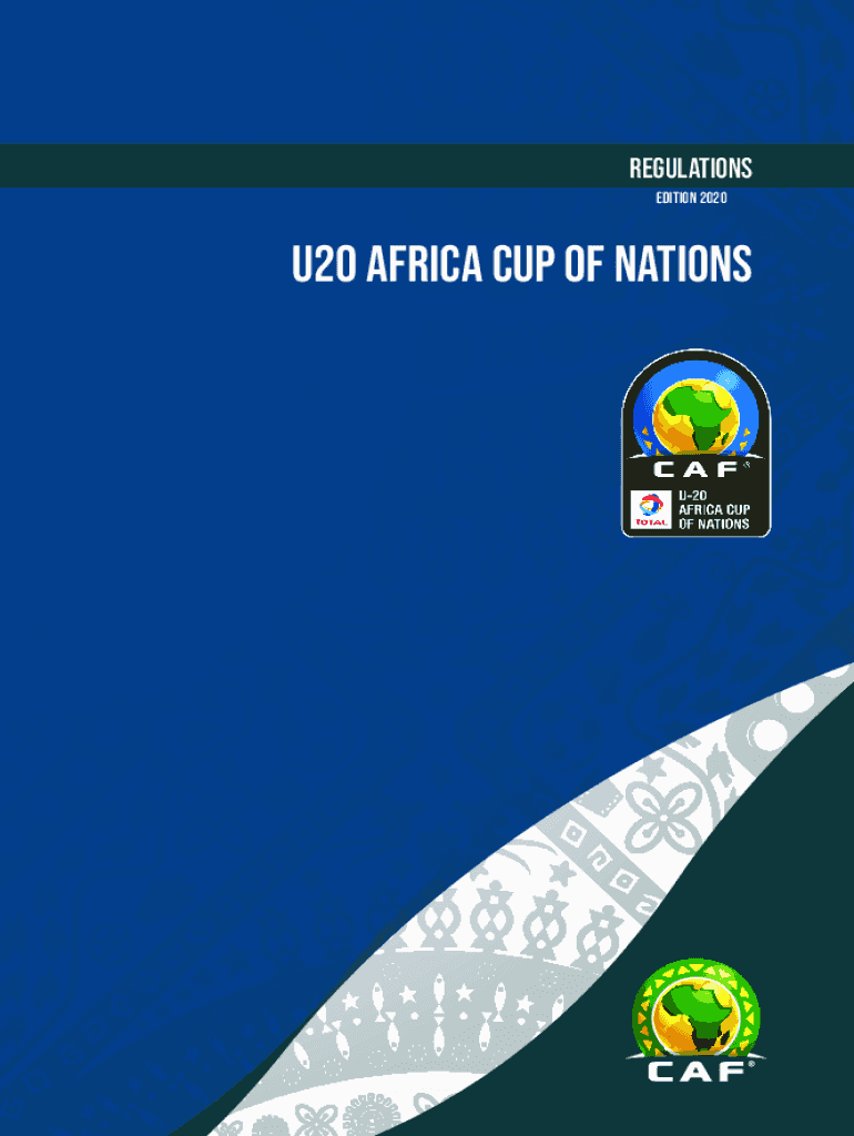 Fillable Online Africa U20 Cup of Nations - Africa - Results, fixtures, tables ... Fax Email ...