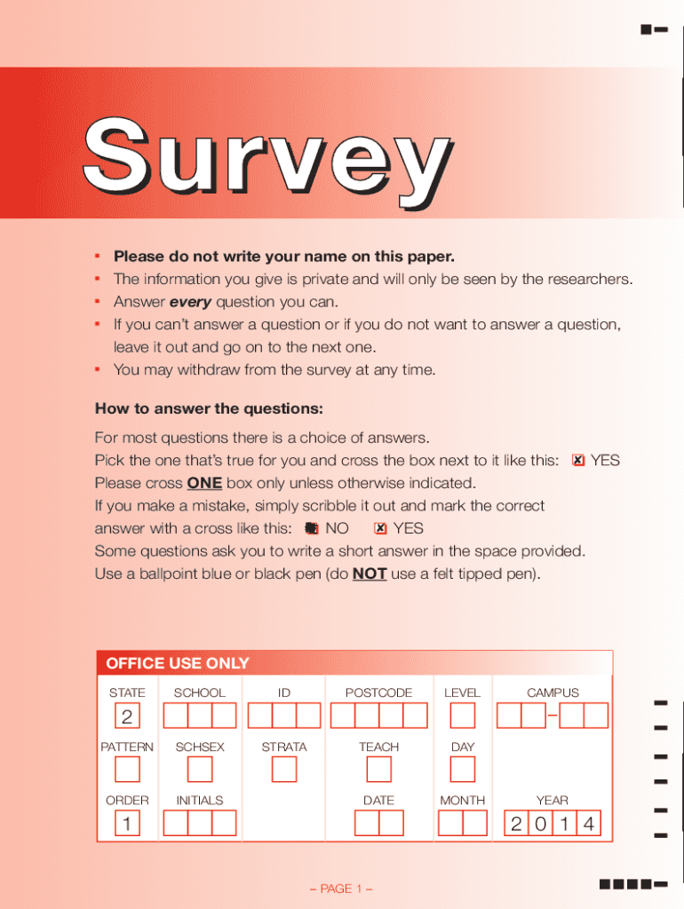 Fillable Online Please do not write your name on this paper. The ...