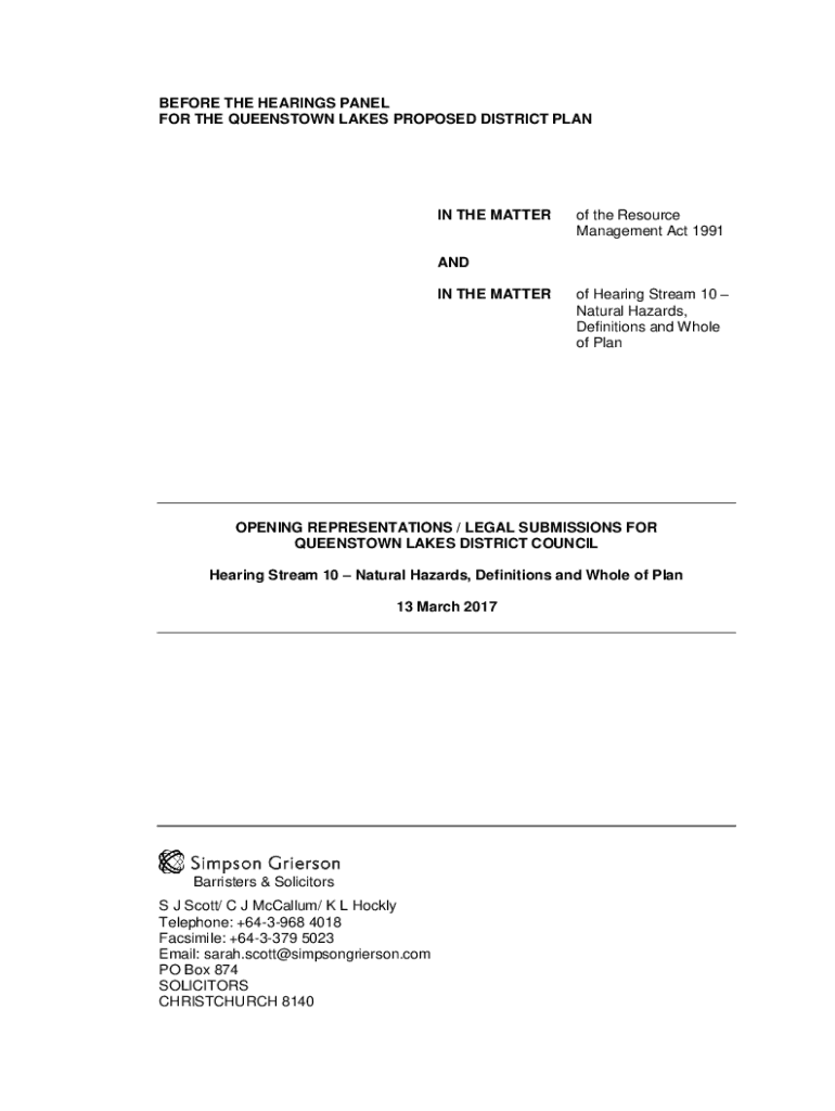 Fillable Online Statement of Planning Evidence of Brett James Giddens ...