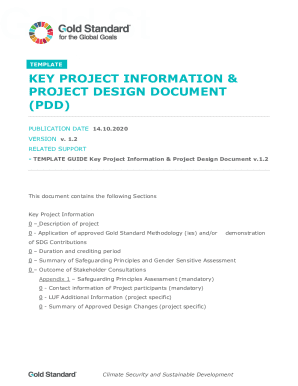 Fillable Online TEMPLATE GUIDE- v1.2 Project Design Document Fax Email ...