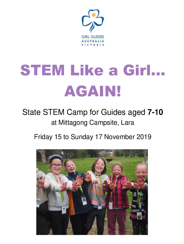 Fillable Online Summer STEM Camp 4 Girls Fax Email Print - pdfFiller