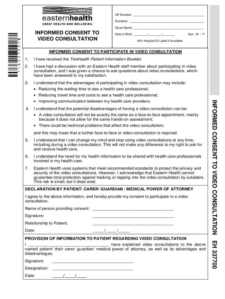 Fillable Online Genetic Testing Consent Form Fax Email Print - pdfFiller