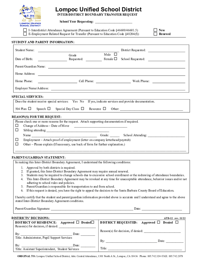 Fillable Online Application for Interdistrict Attendance Permit (Form 341) Fax Email Print ...