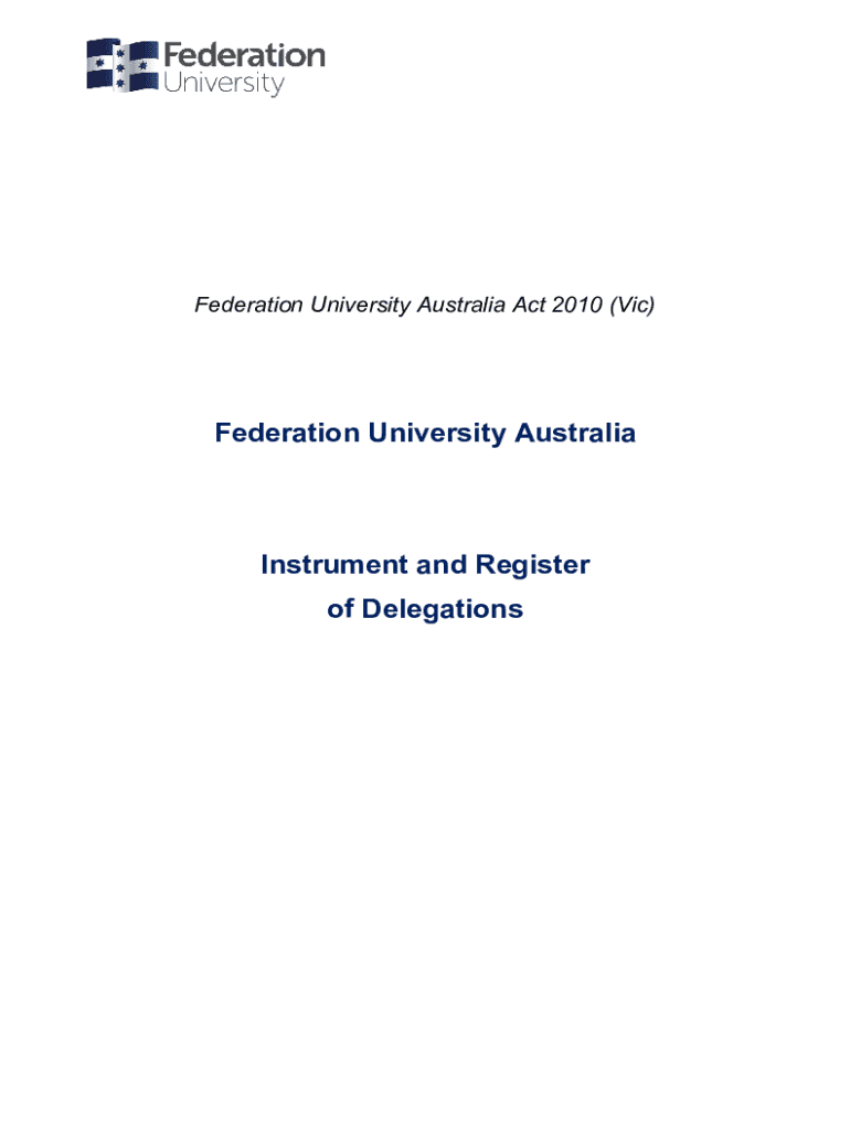 Fillable Online policy federation edu Instrument-and-Register-of ...