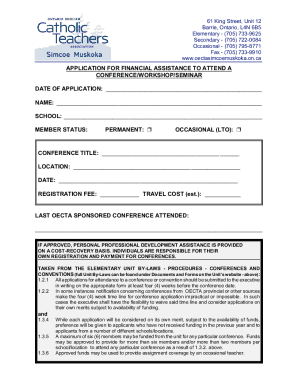Fillable Online Elementary-Conference-Application-Form-4. ... Fax Email Print - pdfFiller