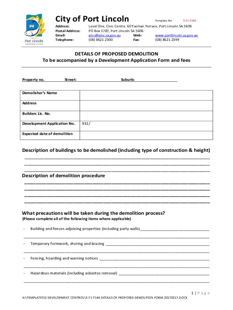 Fillable Online Busking Permit - City of Port Lincoln - South Australia ...