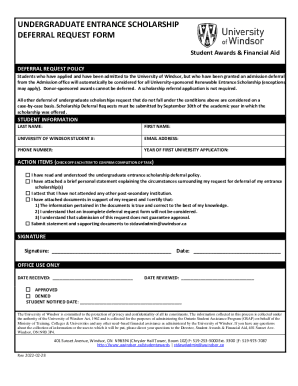 Fillable Online Forms for Awards, Scholarships, and Bursaries Fax Email Print - pdfFiller