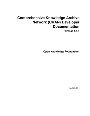 Fillable Online media readthedocs CKAN - The open source data management system Fax Email Print ...