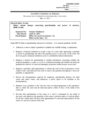 Fillable Online SENATE BILL 78 (R1) Fax Email Print - pdfFiller