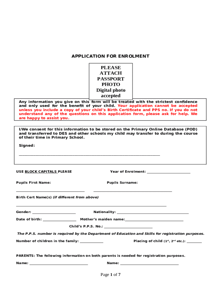 Enrolment Agreement Policy Doc Template | pdfFiller