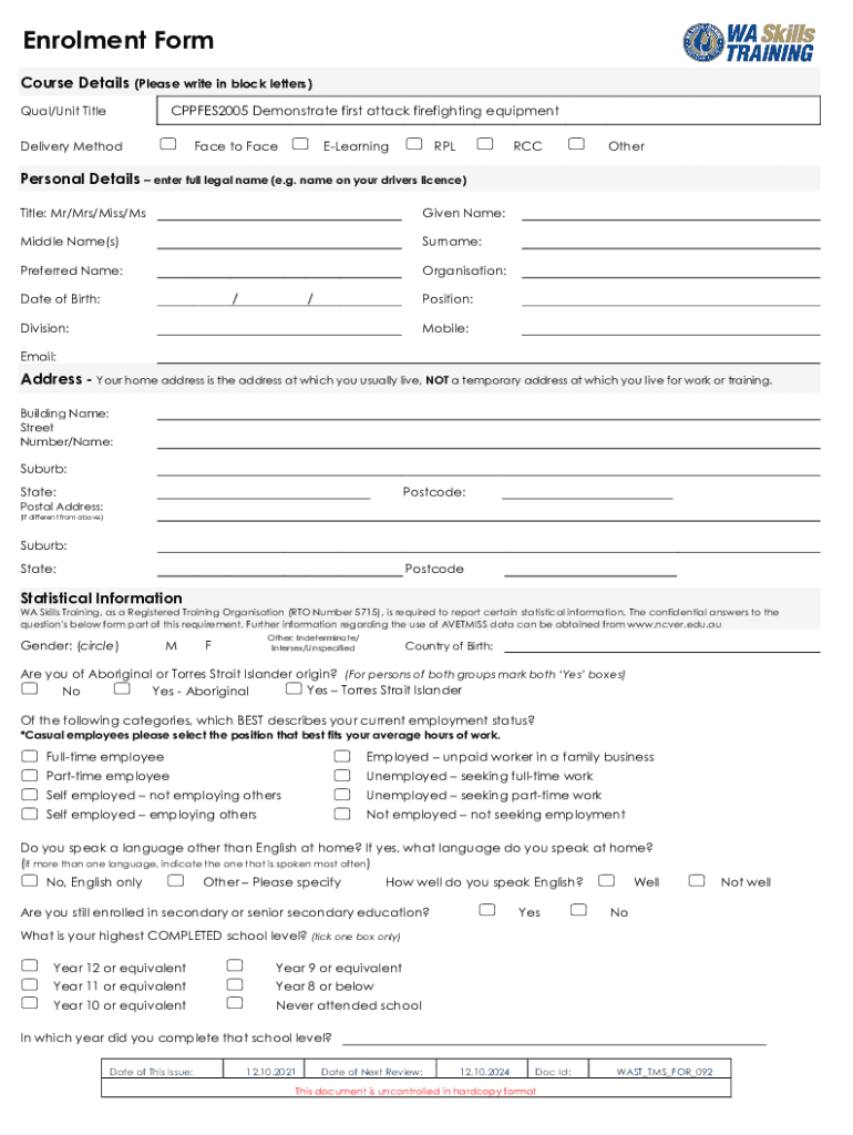 Fillable Online First Attack Fire Fighting Equipment Course Fax Email Print - pdfFiller