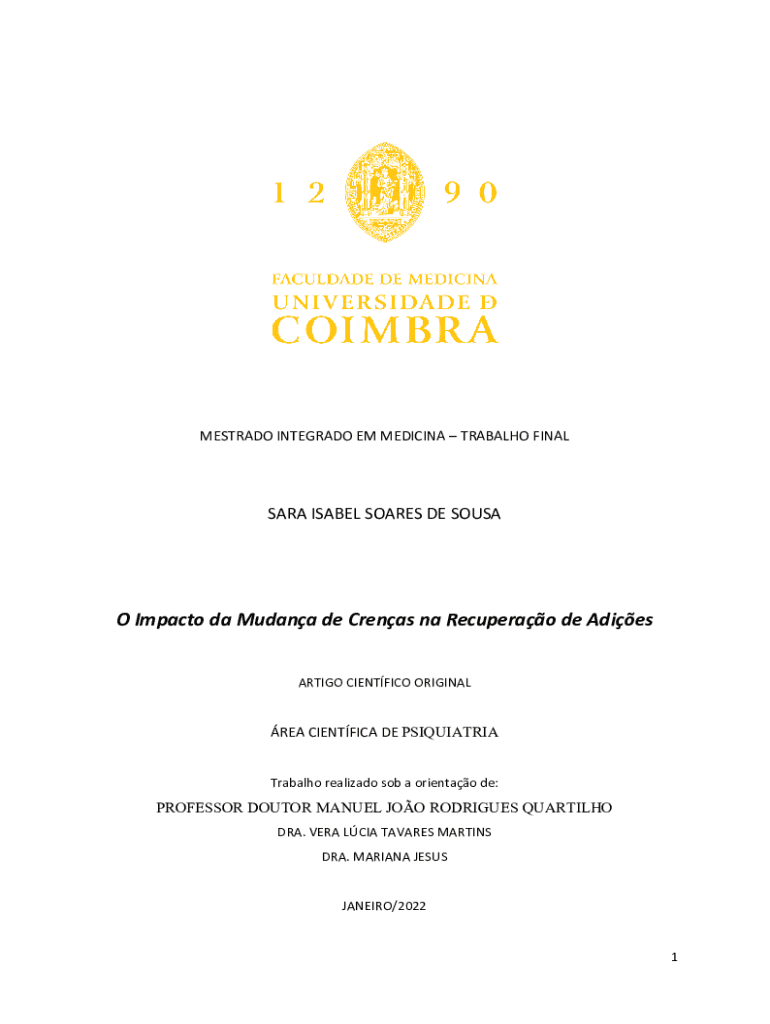 Preenchível Disponível O Impacto da Mudana de Crenas na Recuperao de ...