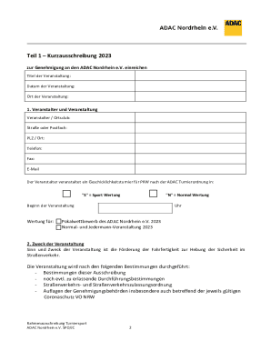 Ausfüllbar Online So lief der Bundesendlauf des 68. Deutschen ADAC ...