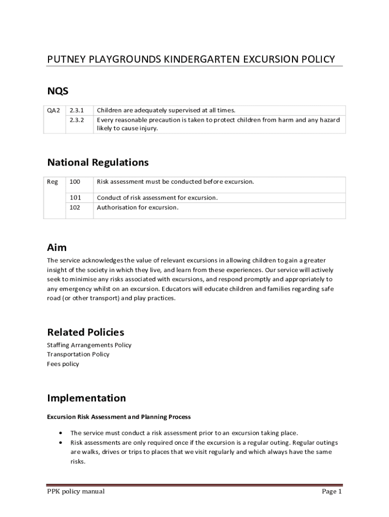 Fillable Online Playground Safety and Supervision - Lancaster School ...