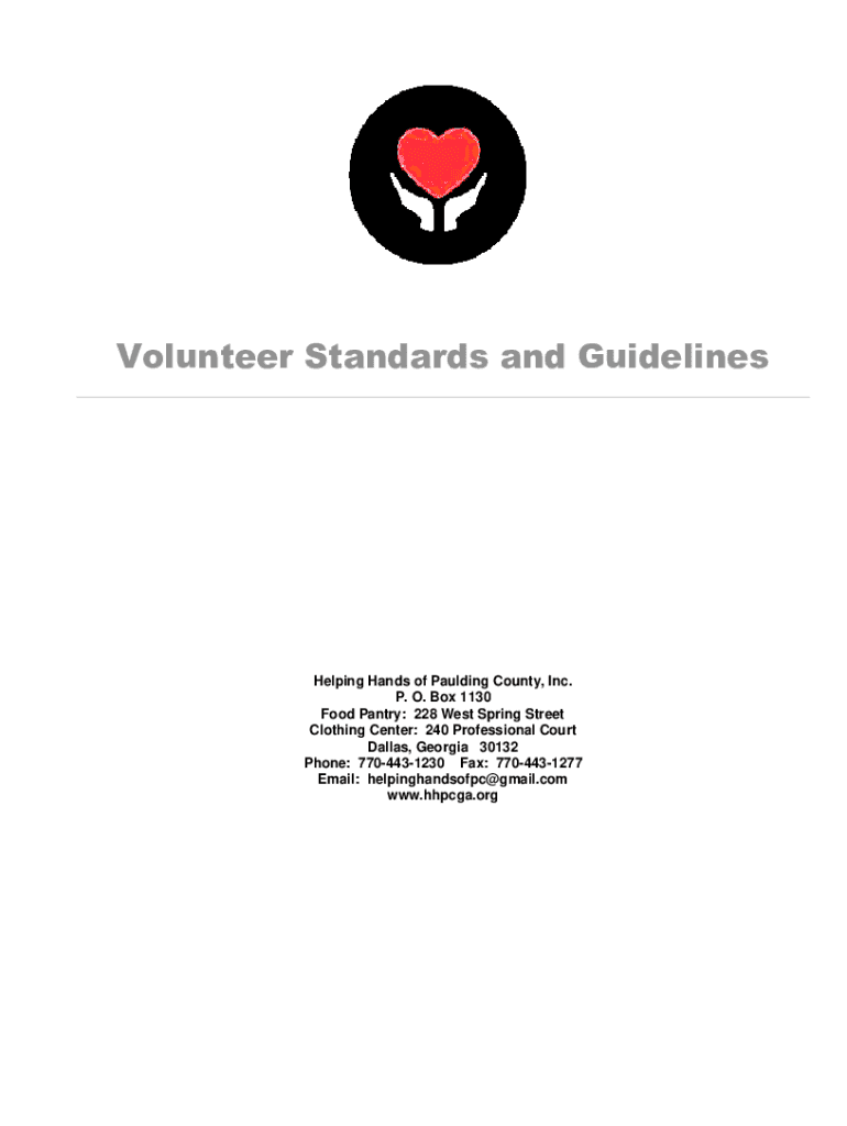 Fillable Online Helping Hands of Paulding, Inc. - 228 W. Spring St ...