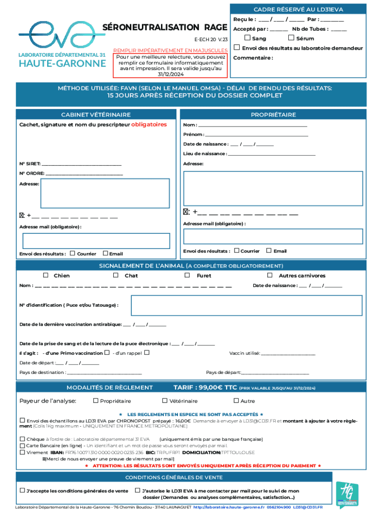Remplissable En Ligne CADRE RSERV AU LD31EVA Fax Email Imprimer - pdfFiller