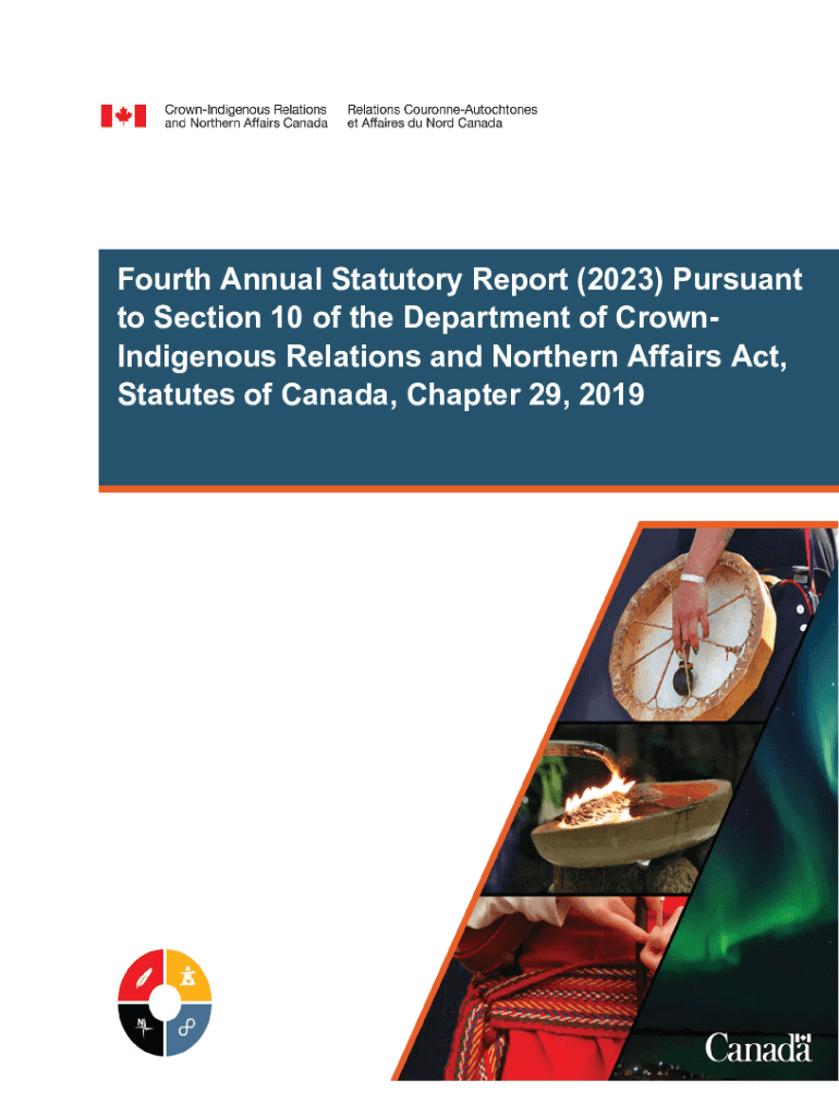 Fillable Online Statutory report pursuant to section 10 of the ...